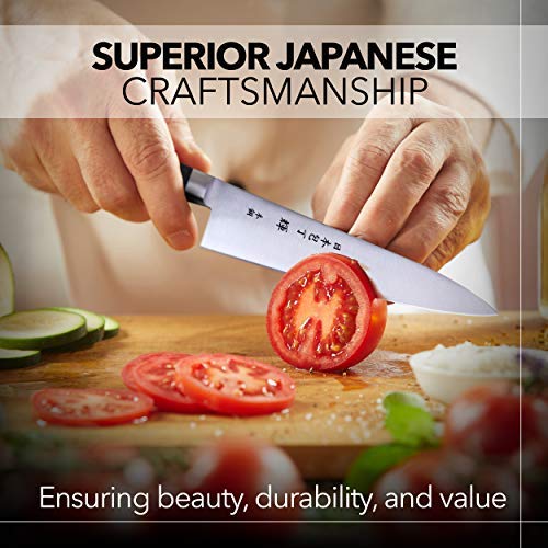 JCK ORIGINAL Kagayaki CarboNext Japanese Chef’s Knife, KC-6ES Professional Gyuto Knife, High Carbon Tool Steel Pro Kitchen Knife with Ergonomic Pakka Wood Handle, 9.4 inch