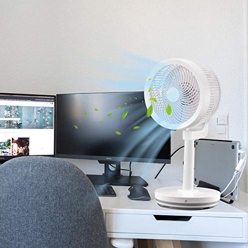 Yescom Pedestal Air Circulator Fan with 90° Oscillation Adjustable Height & Remote Control Quiet 3 Wind Speed Oscillating Fan Home Bedroom White