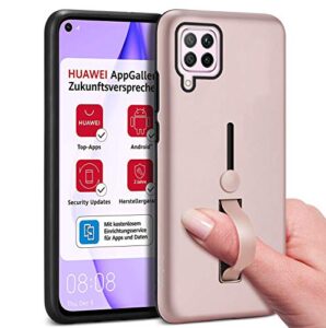 wentian huawei p40 lite/nova 6se case, caseexpert® shockproof rugged impact armor hybrid kickstand with handle protective cover case for huawei p40 lite/nova 7i / nova 6 se rose gold