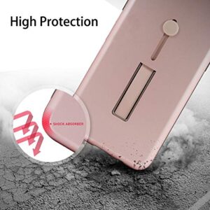 WenTian Huawei P40 Lite/Nova 6SE Case, CaseExpert® Shockproof Rugged Impact Armor Hybrid Kickstand with Handle Protective Cover Case for Huawei P40 Lite/Nova 7i / Nova 6 SE Rose Gold