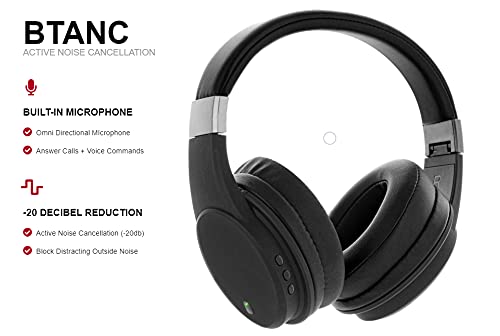 BTANC Sentry Noise Cancel Bluetooth Headphones