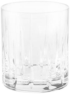 reed and barton soho 4pc whiskey glass set, 3.65 lb, clear