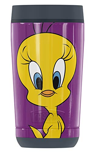 THERMOS Looney Tunes Tweety Bird Pose, GUARDIAN COLLECTION Stainless Steel Travel Tumbler, Vacuum insulated & Double Wall, 12oz