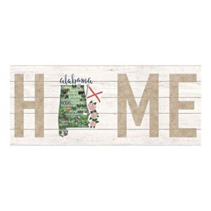 northcott home state alabama 18'' panel white/multi fabric, yard