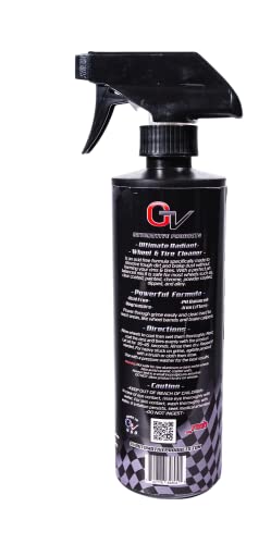 GV Corsa Detailing Products Ultimate Radiant Wheel Cleaner 16oz Spray, wheel polish, rim cleaner, cleans chrome rims, wheel shine, wheel cleaner