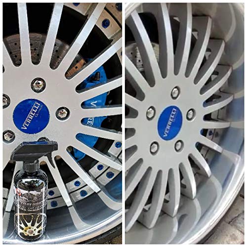 GV Corsa Detailing Products Ultimate Radiant Wheel Cleaner 16oz Spray, wheel polish, rim cleaner, cleans chrome rims, wheel shine, wheel cleaner