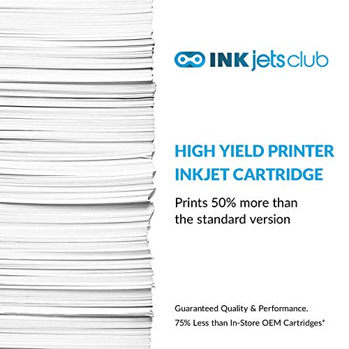 INKjetsclub Remanufactured Ink Cartridge Replacement for 3 Pack - 74 & 75 High Yield Ink Cartridge Value Pack. Includes 2 Black and 1 Color Compatible Ink Cartridges.