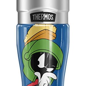 THERMOS Looney Tunes Marvin The Martian, STAINLESS KING Stainless Steel Travel Tumbler, Vacuum insulated & Double Wall, 16oz