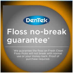 DenTek Cross Flosser Plaque Control Floss Picks, X-Shaped Floss, 75 Count, (Pack of 4)