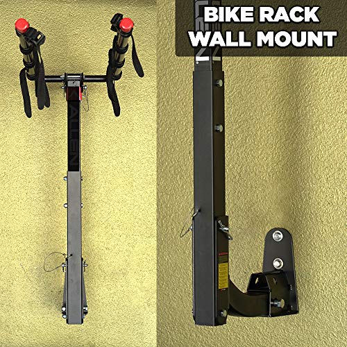 Griddle Guard Bike Rack Wall Mount for Trailer Hitch Bike Racks Fits 1 1/4" and 2" Receivers - Made in USA