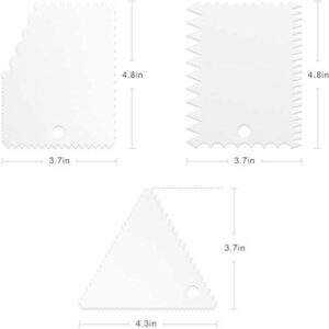 12.2” Rotating Cake Decorating Turntable for Cakes,Cake Turntable - 12'' Rotating Cake Decorating Stand with 2 Angled Icing Spatulas and 3 Comb Icing Smoother