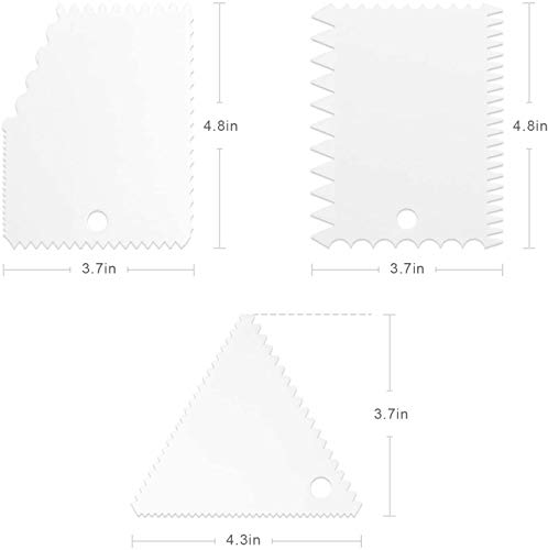 12.2” Rotating Cake Decorating Turntable for Cakes,Cake Turntable - 12'' Rotating Cake Decorating Stand with 2 Angled Icing Spatulas and 3 Comb Icing Smoother