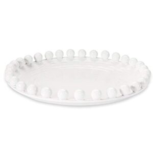 mud pie boss raised dot round platter