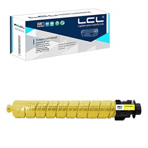 lcl compatible toner cartridge replacement for ricoh 841814 mp c3003 c3503 c3004 c3504 c3003 c3503 c3004 c3504 lanier mp c3003 c3503 c3004 c3504 savin mp c3003 c3503 c3004 c3504 (1-pack yellow)