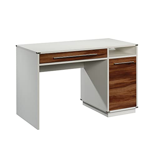 Sauder Vista Key Desk, L: 47.64" x W: 23.62" x H: 30.16", Pearl Oak Finish