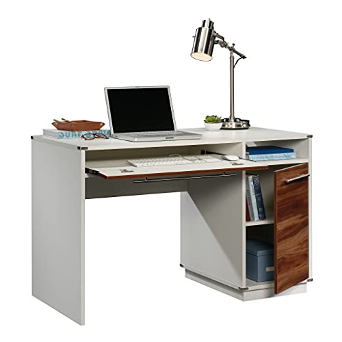 Sauder Vista Key Desk, L: 47.64" x W: 23.62" x H: 30.16", Pearl Oak Finish