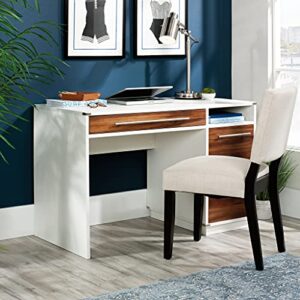 Sauder Vista Key Desk, L: 47.64" x W: 23.62" x H: 30.16", Pearl Oak Finish