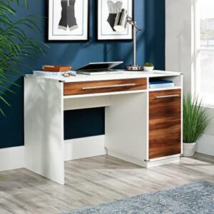 Sauder Vista Key Desk, L: 47.64" x W: 23.62" x H: 30.16", Pearl Oak Finish