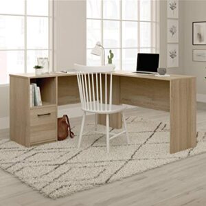 Sauder Beginnings L-Shaped Desk, L: 51.02" x W: 59.06" x H: 28.50", Summer Oak Finish