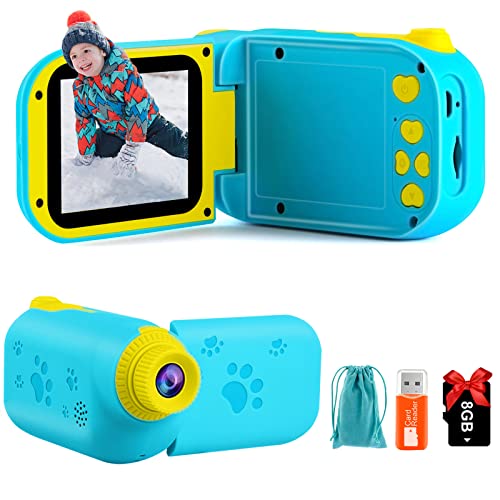 AILEHO Kids Camera for Boys Camera-Kids Video Camera-Kids Digital Camera-Kids Camcorder-Children Digital Camera Toddler Camera 12M 1080P Kids Video Recorder for Birthday Gift and Christmas Toy Blue