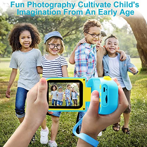 AILEHO Kids Camera for Boys Camera-Kids Video Camera-Kids Digital Camera-Kids Camcorder-Children Digital Camera Toddler Camera 12M 1080P Kids Video Recorder for Birthday Gift and Christmas Toy Blue