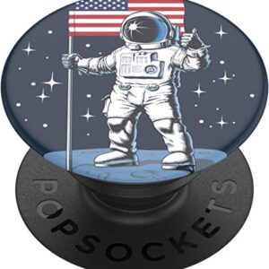 PopSockets: PopGrip with Swappable Top for Phones and Tablets - Man on The Moon