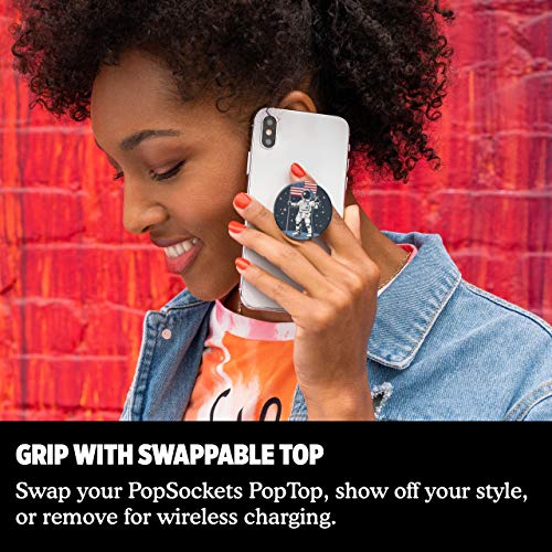 PopSockets: PopGrip with Swappable Top for Phones and Tablets - Man on The Moon