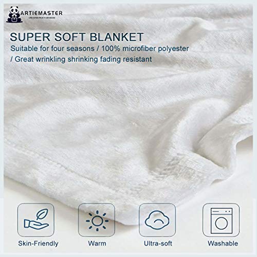 ARTIEMASTER Axolotl Hooded Blanket Soft and Lightweight Flannel Throw Suitable for Use in Bed, Living Room and Travel 80"x60" for Audlt