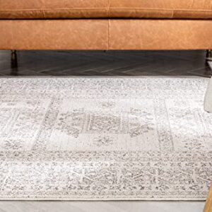 Well Woven Caro Beige Tribal Medallion (3'11 x 5'10") Area Rug