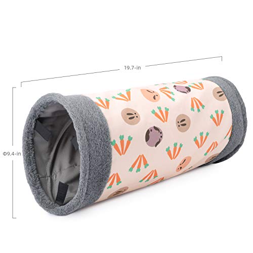 Niteangel Guinea Pig Tubes & Tunnels for Dwarf Rabbits Bunny Guinea Pigs and Other Small Animals