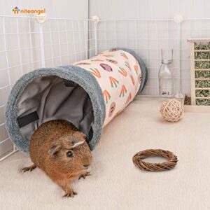 Niteangel Guinea Pig Tubes & Tunnels for Dwarf Rabbits Bunny Guinea Pigs and Other Small Animals