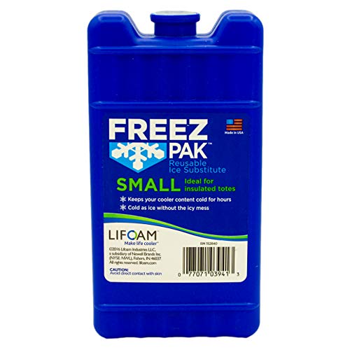 Freez Pak Reusable Ice Pack (2 Pack) Ice Packs for Lunch Bags and Coolers