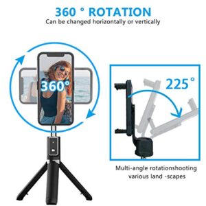 Selfie Stick Tripod, Extendable Selfie Stick with Detachable Wireless Remote and Tripod Stand Selfie Stick for iPhone pro/11/11 pro/X/8/7/6s/6,Samsung Galaxy S10/S9/S8/S7/Note 9/8,Huawei and More