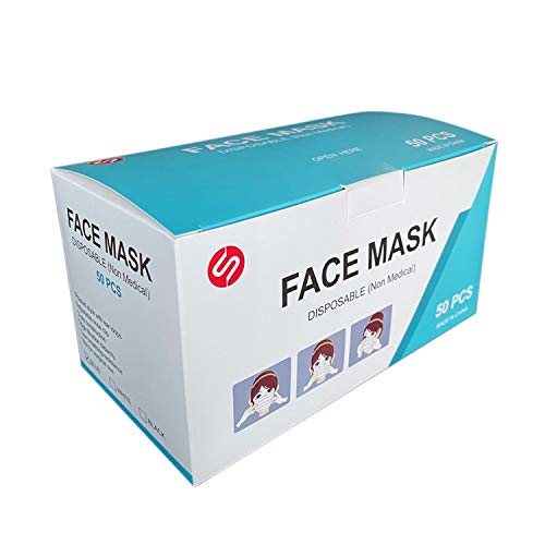 Disposable Procedural Mask (Pack of 50), Blue