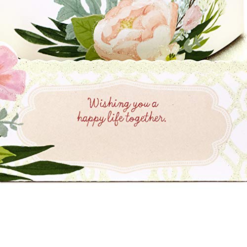 Hallmark Paper Wonder Pop Up Wedding Card (Happy Life Together)