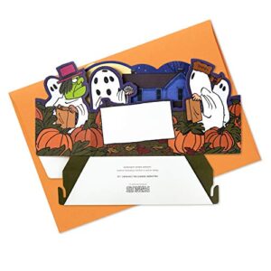 Hallmark Paper Wonder Peanuts Halloween Pop Up Card with Light and Sound (Great Pumpkin)