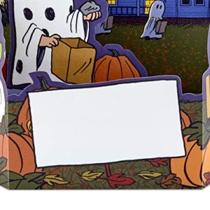 Hallmark Paper Wonder Peanuts Halloween Pop Up Card with Light and Sound (Great Pumpkin)