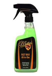 mckee's 37 mk37-433 fast wax (spray wax & final gloss enhancer with carnauba & synthetic polymers), 22 fl. oz.