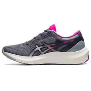 asics women's gel-pulse 13 running shoes, 9.5, carrier grey/white