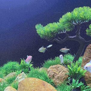 Artificial Aquarium Green Water Plants Tree Set 25 Pcs, Fish Tank Aquarium Decorations, Made of Soft Plastic, Safe for All Fish & Pets (Set 1)