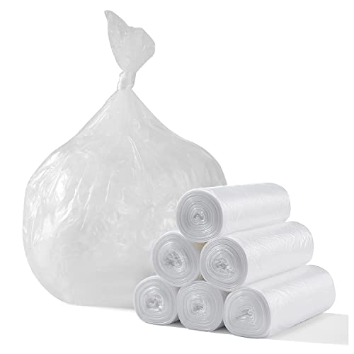 TYPLASTICS 45-48 Gallon Clear Trash Can Liners - 43" x 48" - HD Garbage Bags - Case of 200