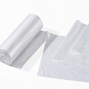 TYPLASTICS 45-48 Gallon Clear Trash Can Liners - 43" x 48" - HD Garbage Bags - Case of 200