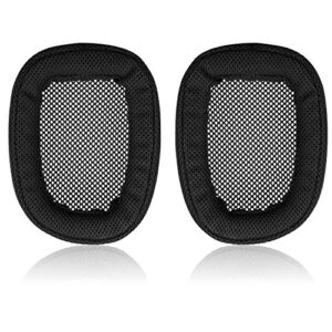 JARMOR Replacement Memory Foam & Mesh Fabric Ear Cushion Pads Cover for Logitech G433 G233 G PRO Headphone ONLY (Black&Fabric)