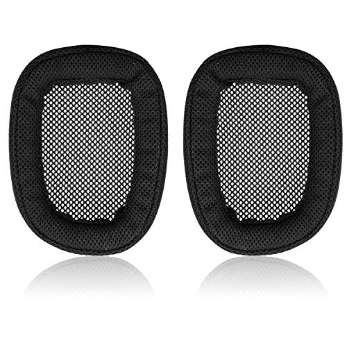 JARMOR Replacement Memory Foam & Mesh Fabric Ear Cushion Pads Cover for Logitech G433 G233 G PRO Headphone ONLY (Black&Fabric)