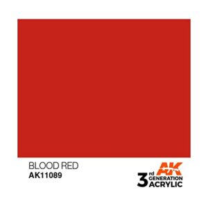 AK Interactive 3rd Gen Acrylic Blood Red 17ml