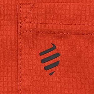 Barber Strong The Barber Vest, Men's Red, Hair Repellent, Ultra Lightweight and Breathable Mesh Side Panels, Sleeveless, Features 3 Pockets and 2-Way Zipper Closure - Size 2XL, Great for Pet Grooming