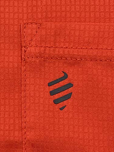 Barber Strong The Barber Vest, Men's Red, Hair Repellent, Ultra Lightweight and Breathable Mesh Side Panels, Sleeveless, Features 3 Pockets and 2-Way Zipper Closure - Size 2XL, Great for Pet Grooming