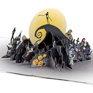 hallmark signature paper wonder nightmare before christmas pop up birthday card, christmas card (happy nightmares)