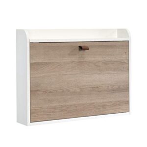 sauder anda norr wall desk, white finish