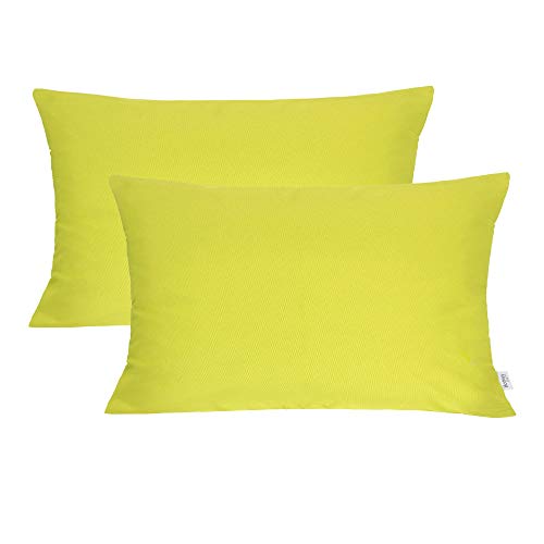 Homey COZY 7H5240-LIME-1420-2PK Accent Pillow, Lime